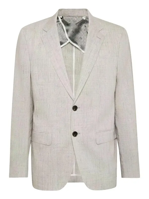 BILLIONAIRE Single-breasted Blazer - Grey