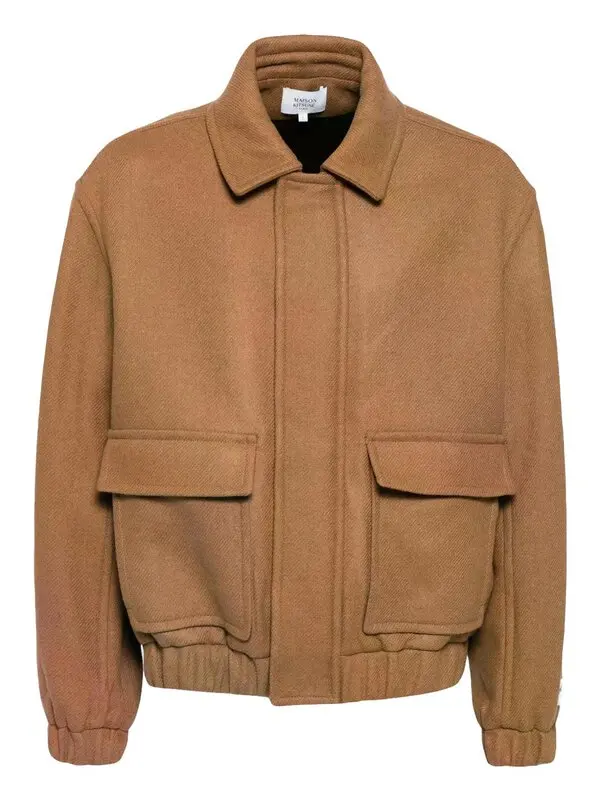 Maison Kitsuné Spread Collar Jacket - Neutrals