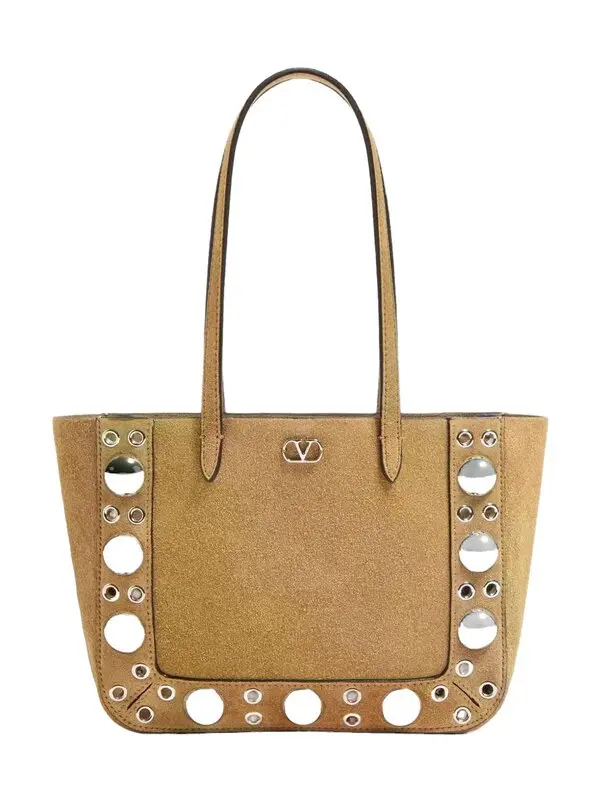 Valentino Garavani Mini Nellcôte Tote - Neutrals