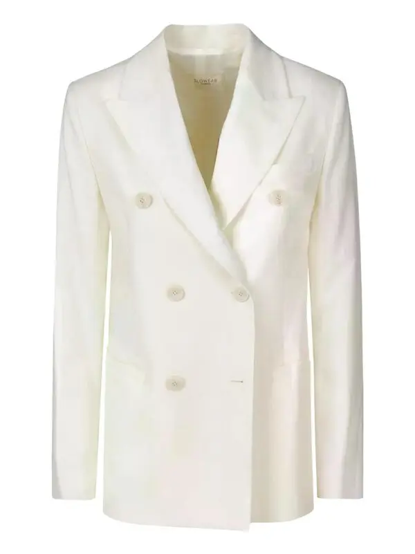 Montedoro Wool Blazer - White