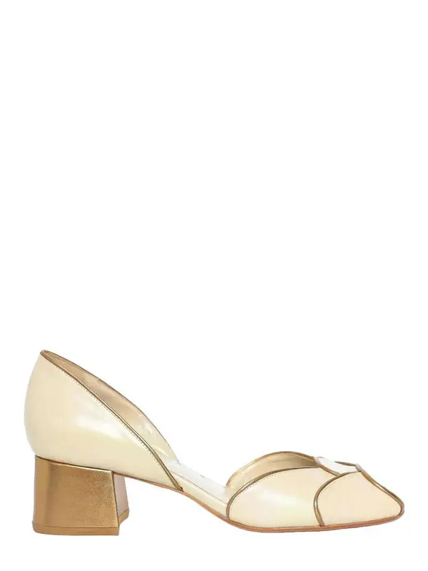 STUDIO CHOFAKIAN 40mm Estela Pumps - Neutrals