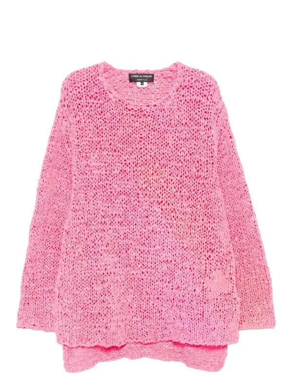 Comme Des Garçons Cotton Sweater - Pink