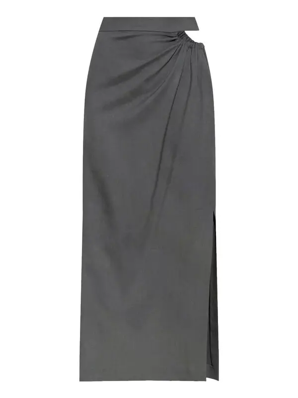 Max Mara Navona Midi Skirt - Grey