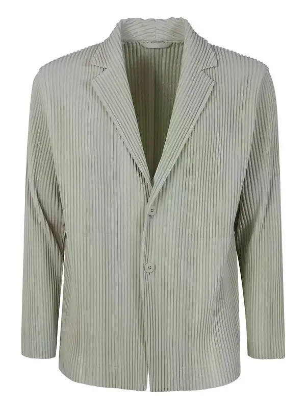 Issey Miyake Pleated Blazer - Grey