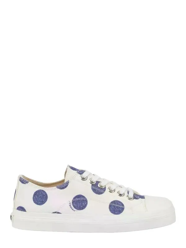 Moschino Polka-dot Printed Sneakers - White