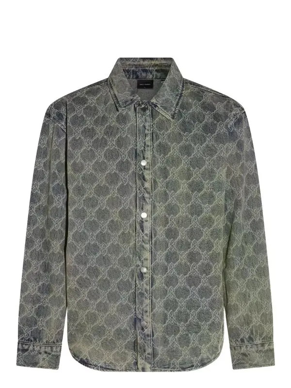 DAILY PAPER Logo-print Shirt - Blue