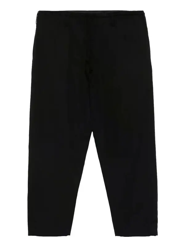 Yohji Yamamoto Tapered Trousers - Black