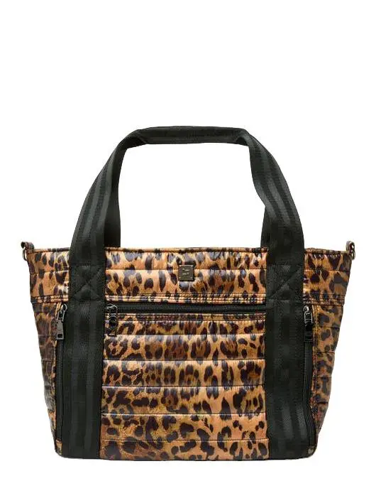 THINK ROYLN Jr. Jetset Wingman Tote Bag - Leopard