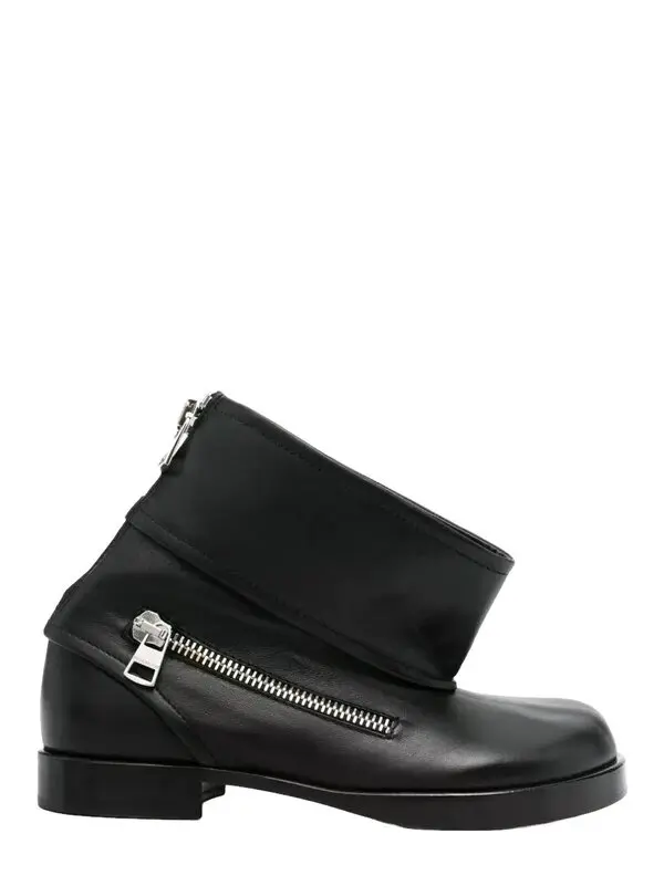 JW Anderson Leather Ankle Boots - Black