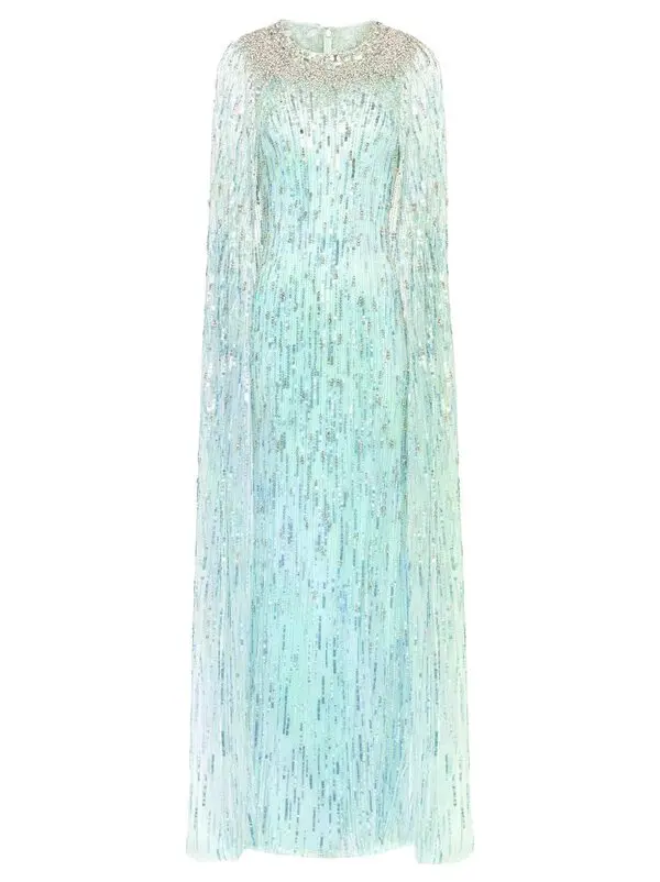 Jenny Packham Cleo Rush Dress - Blue