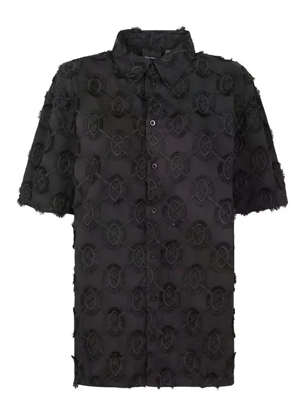 DAILY PAPER Embroidered Shirt - Black