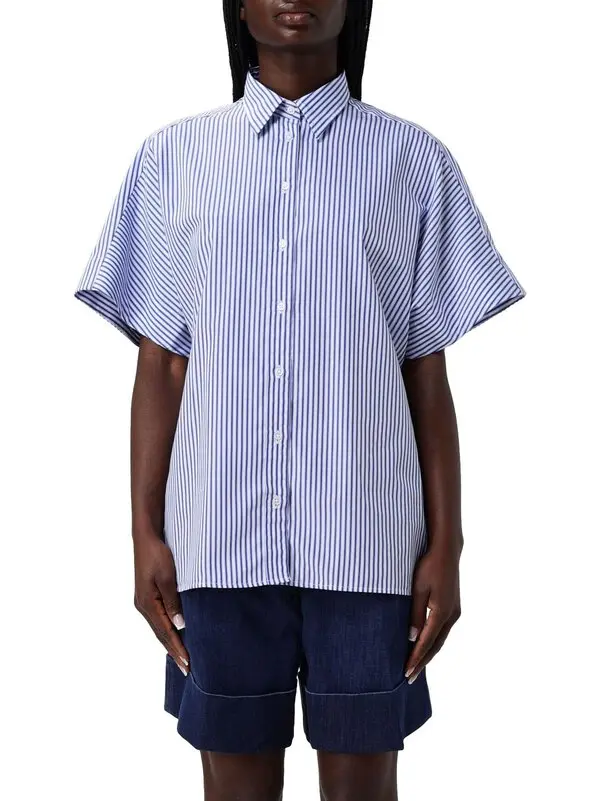 FAY Striped Shirt - Blue