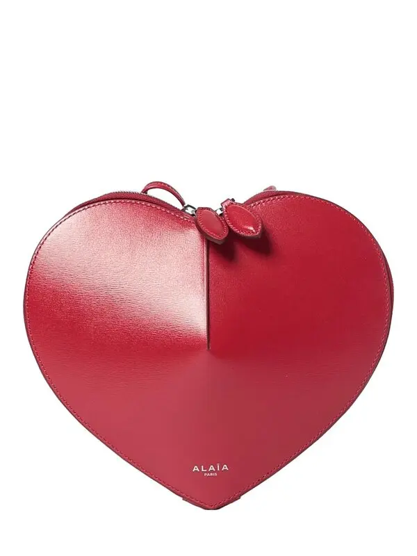 Alaïa Heart Mini Bag - Red