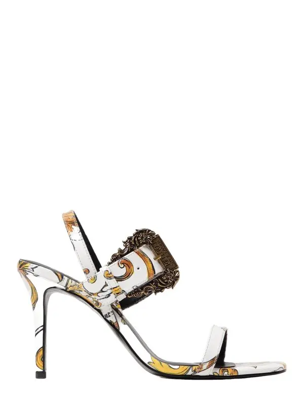 Versace Heeled Sandal - White