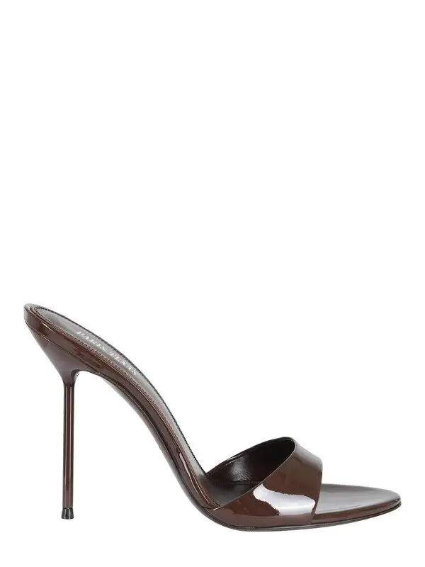 Paris Texas Stiletto Heeled Sandals - Brown