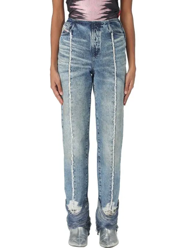 DIESEL® Straight Leg Jeans - Gnawed Blue