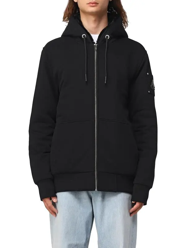 Moose Knuckles Zip Up Jacket - Black 1