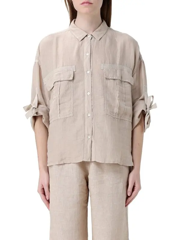 120% Lino Shirt - Sand