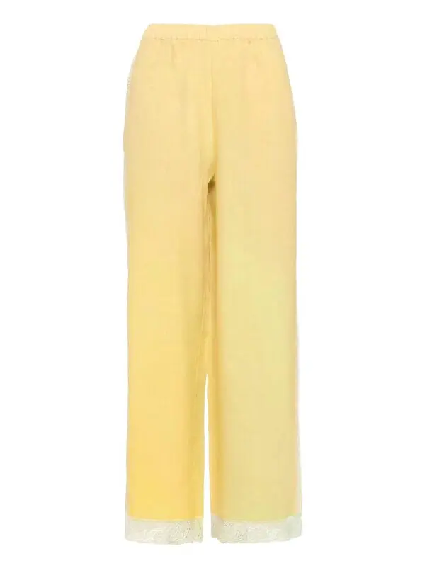 ERES Lagune Linen Trousers - Yellow