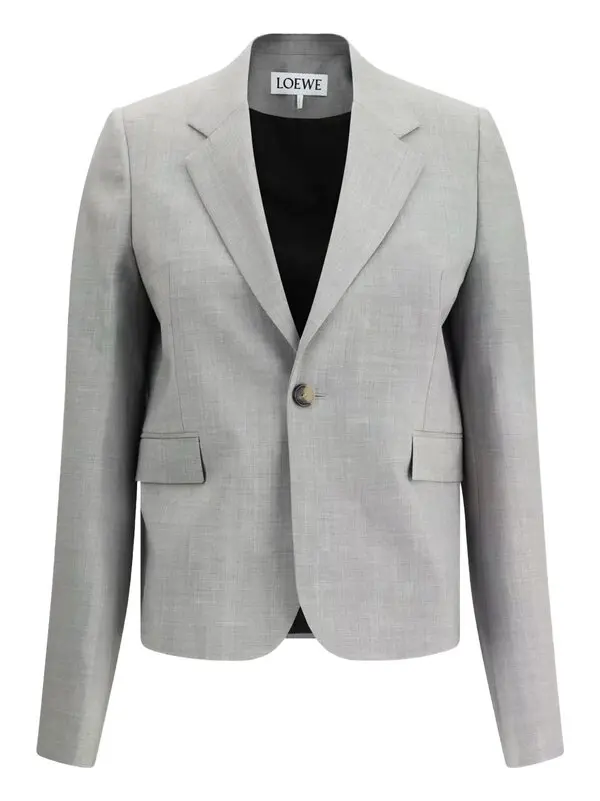 Loewe Wool Blazer - Grey