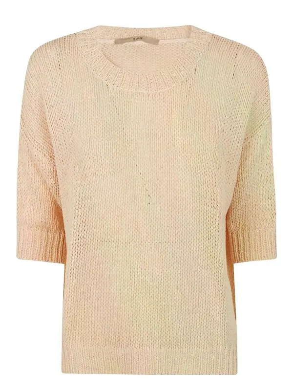 NUUR Crochet-knit Top - Neutrals