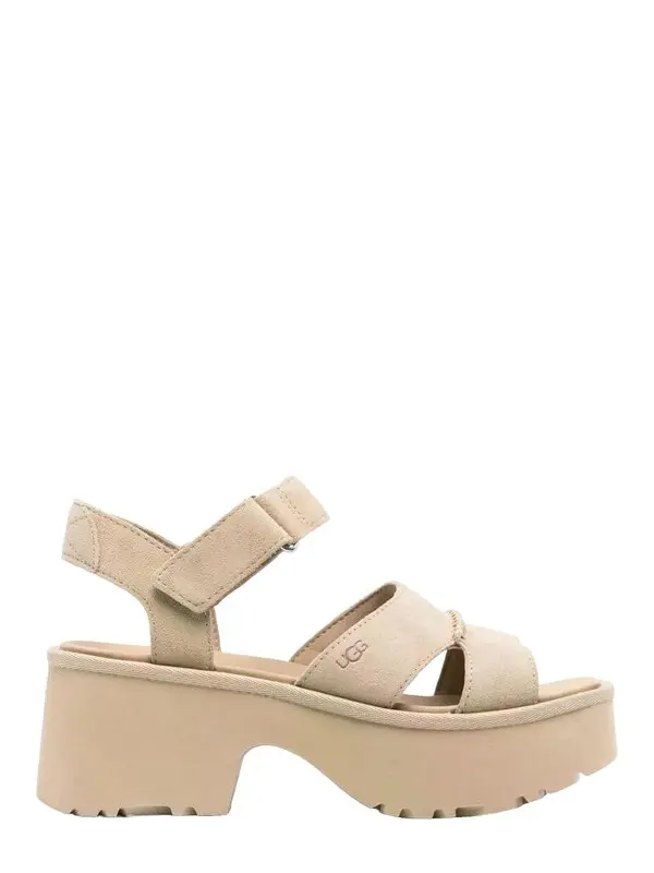 UGG 70mm New Heights Ankle Strap Sandals - Neutrals