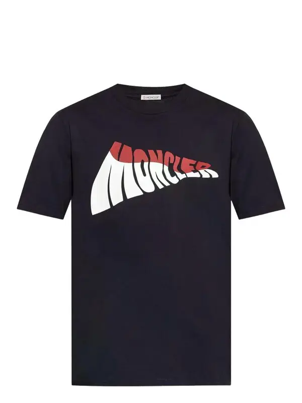 Moncler Logo-print T-shirt - Blue