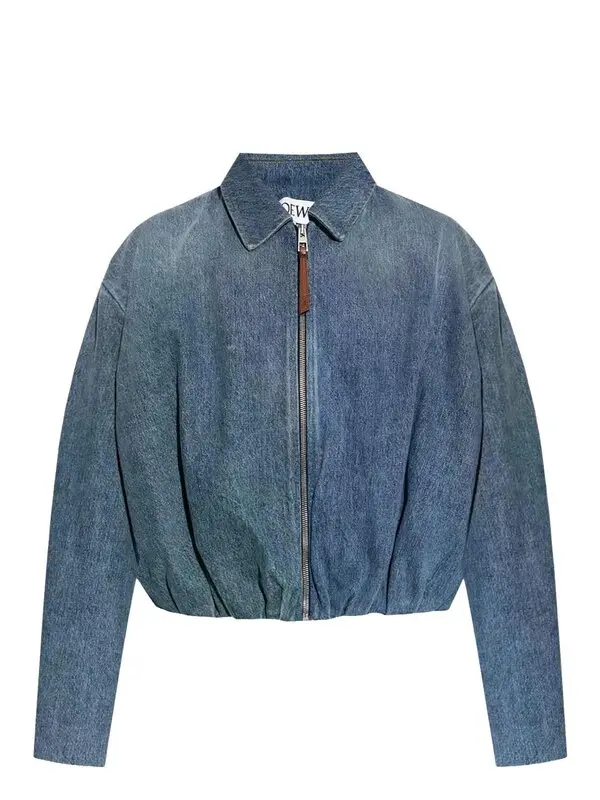 Loewe Draped Jacket - Blue