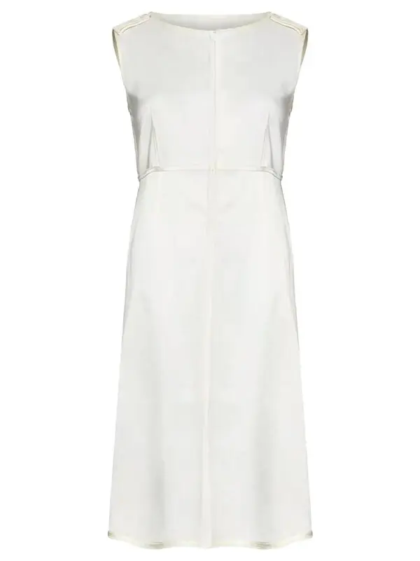 MAISON MARGIELA Sleeveless Midi Dress - White