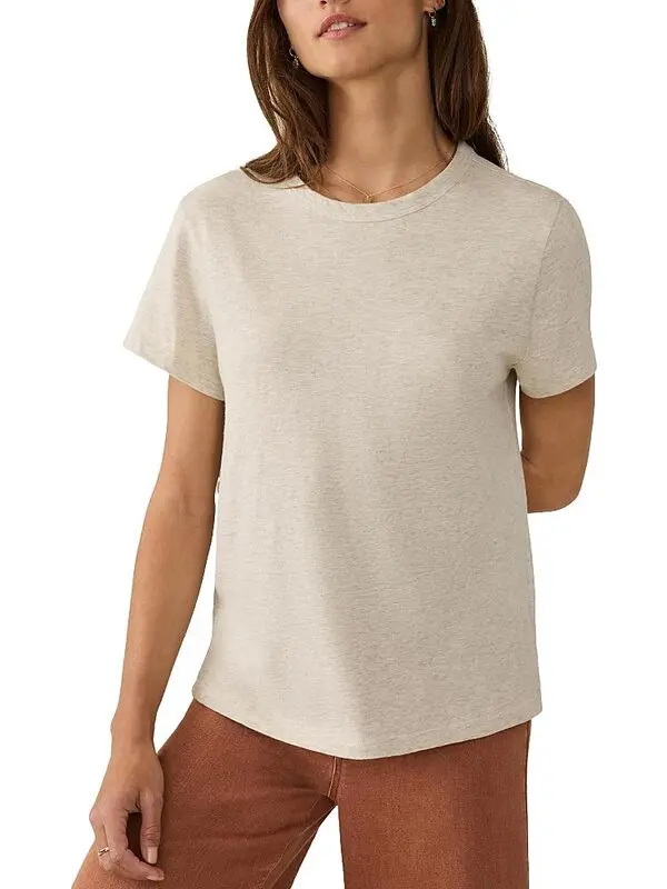 Faherty Brand Essential Tee - Island Dune Heather
