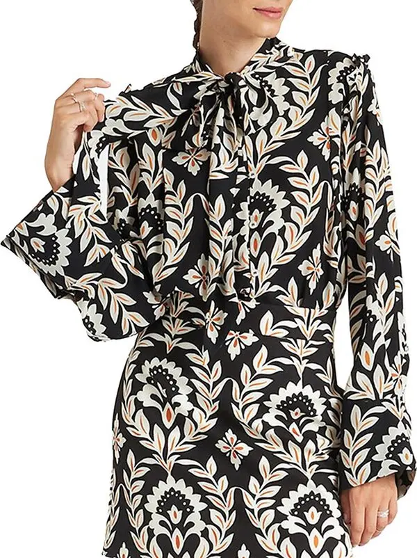 La DoubleJ Ascot Ghirlanda Shirt - Ghirlanda Black
