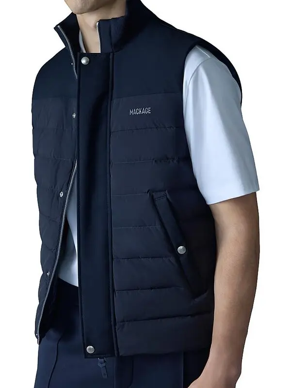 Mackage Brody Quilted Vest - Navy