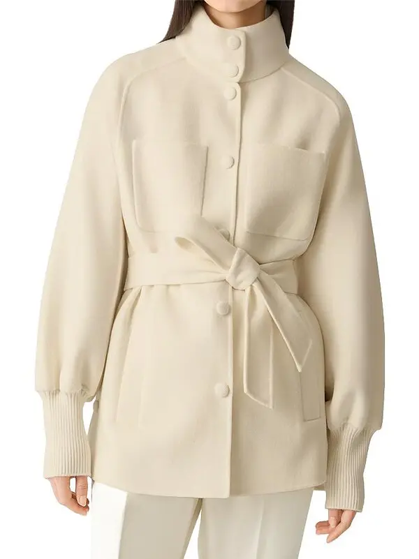 Mackage Shania Wool Coat - Cream
