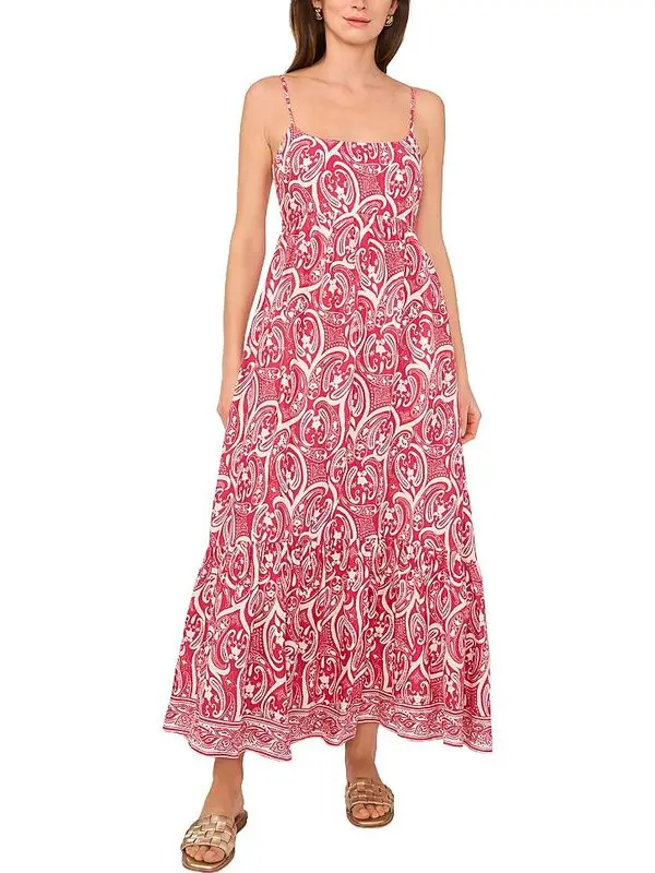 1.State Sleeveless Maxi Dress - Magenta