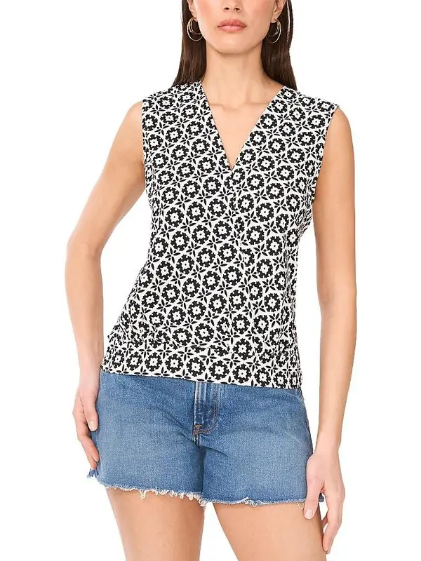 Vince Camuto Sleeveless Top - New Ivory