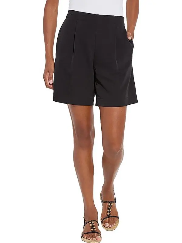 Lyssé Pleated Shorts - Black