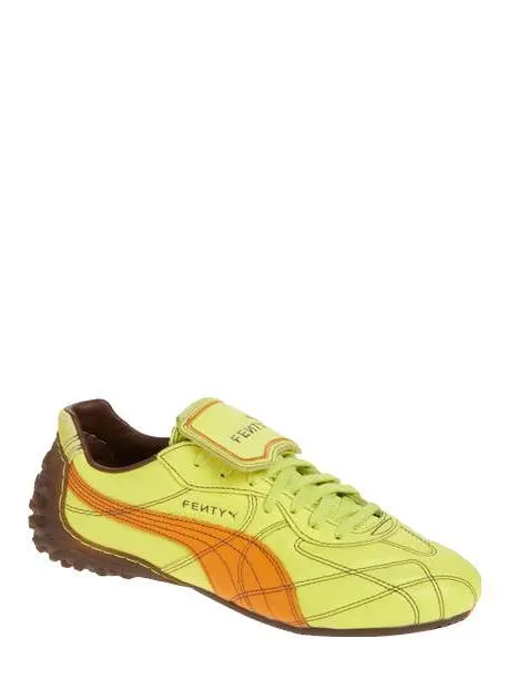 PUMA X Fenty Avanti Ls Stitched Sneakers - Lime Sheen-pumpkin Pie