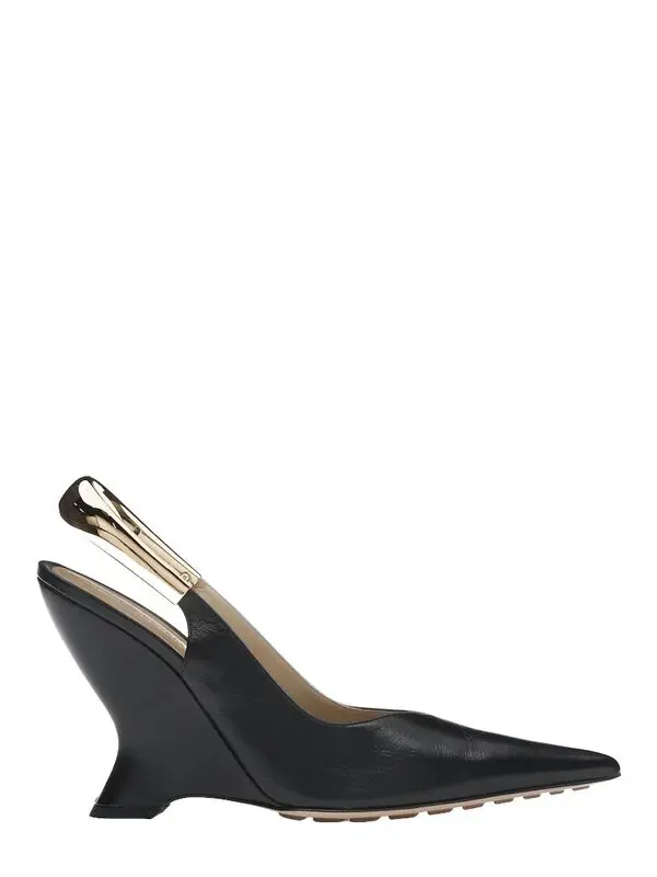 Bottega Veneta Punta Pointed-toe Slingback Pumps - Black