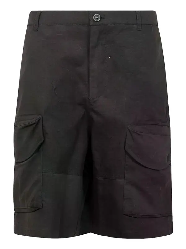 DAILY PAPER Cargo Bermuda Shorts - Black