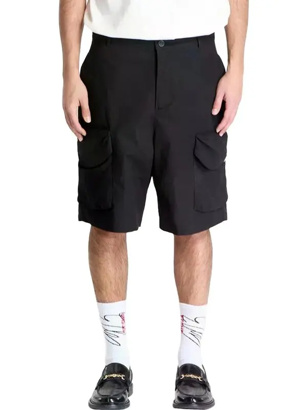DAILY PAPER Cargo Bermuda Shorts - Black