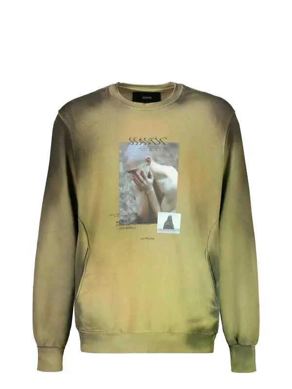 ISO.POETISM Photograph-print Sweatshirt - Green
