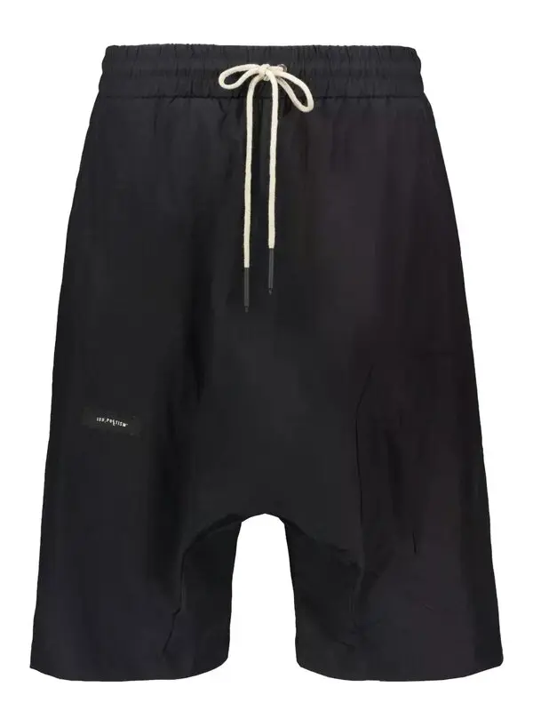 ISO.POETISM Drop-crotch Shorts - Black