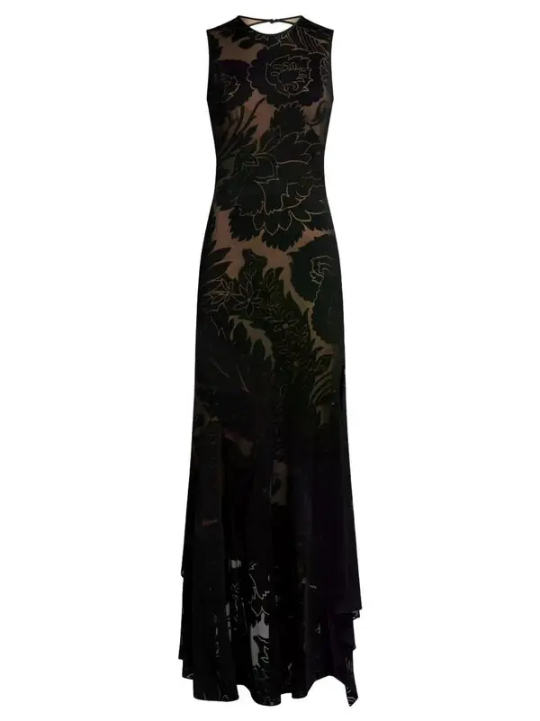 Etro Floral Stretch Dress - Black