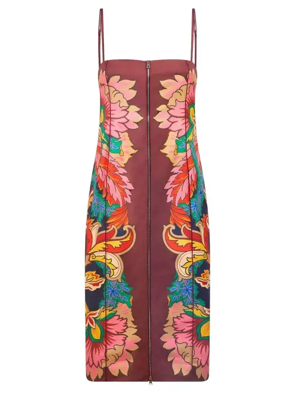 Etro Floral-print Dress - Red