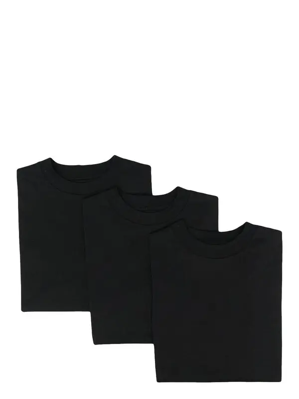 JIL SANDER Logo Cotton T-shirt Pack Of Three - Black