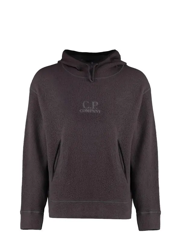 C.P. COMPANY Fleece Hoodie - Grey