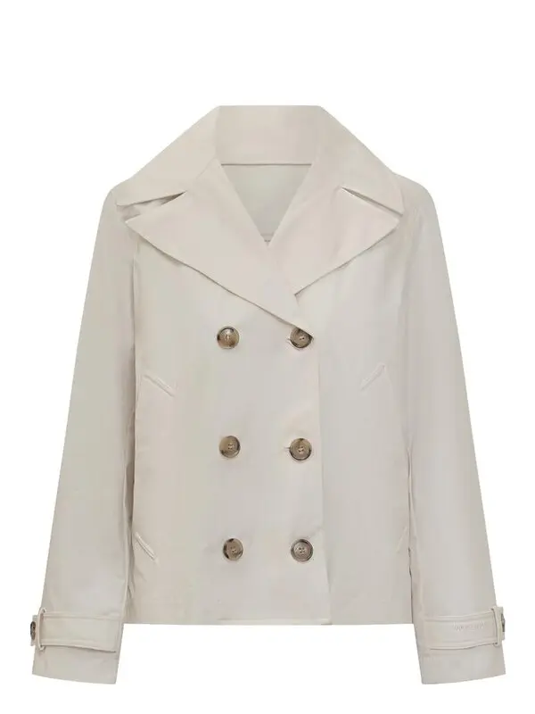 Woolrich Cotton Pea Coat - White