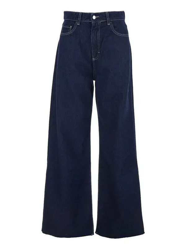 ICON DENIM LA Debby Wide Leg Jeans - Blue