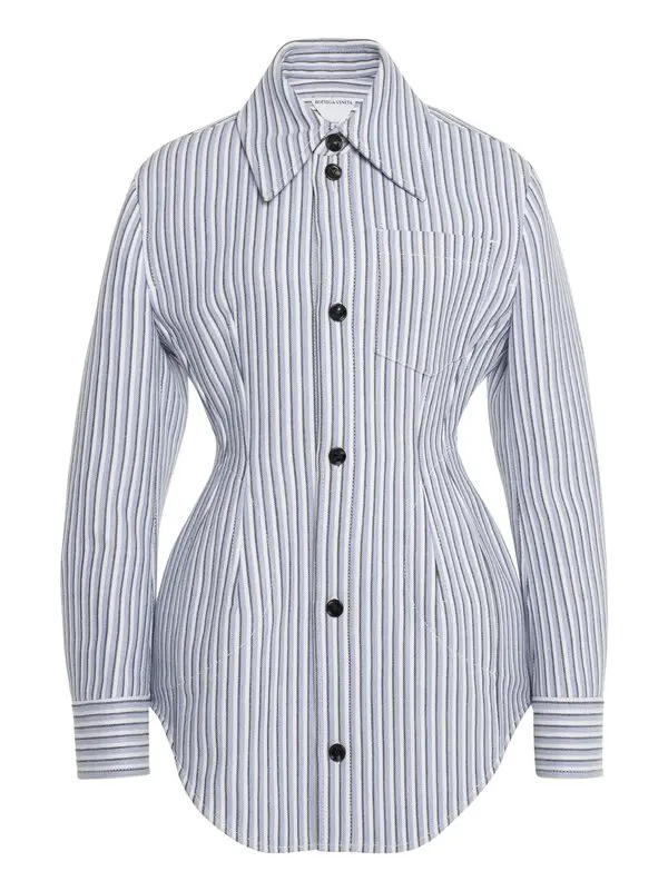 Bottega Veneta Striped Cotton Jacket - Stripe