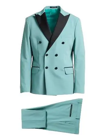 TAKESHY KUROSAWA Suit Turquoise Size Polyester, Viscose, Elastane - Blue